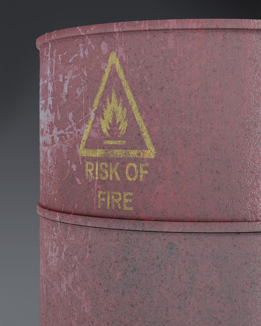 3D Explosive And BioHazard Barrels - TurboSquid 1952797