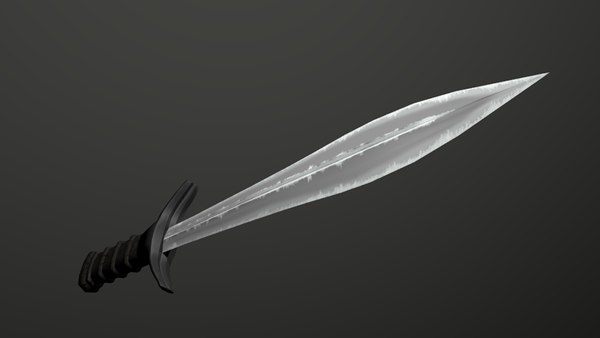 modelo 3d Espada Low Poly gratis - TurboSquid 1255689