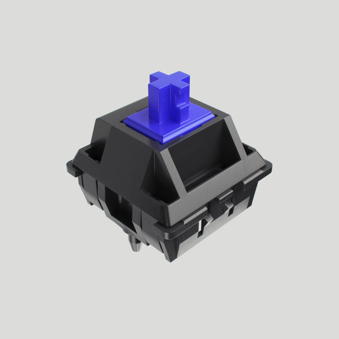 3D Model Cherry MX Switches Keyboard Keys - TurboSquid 1945741