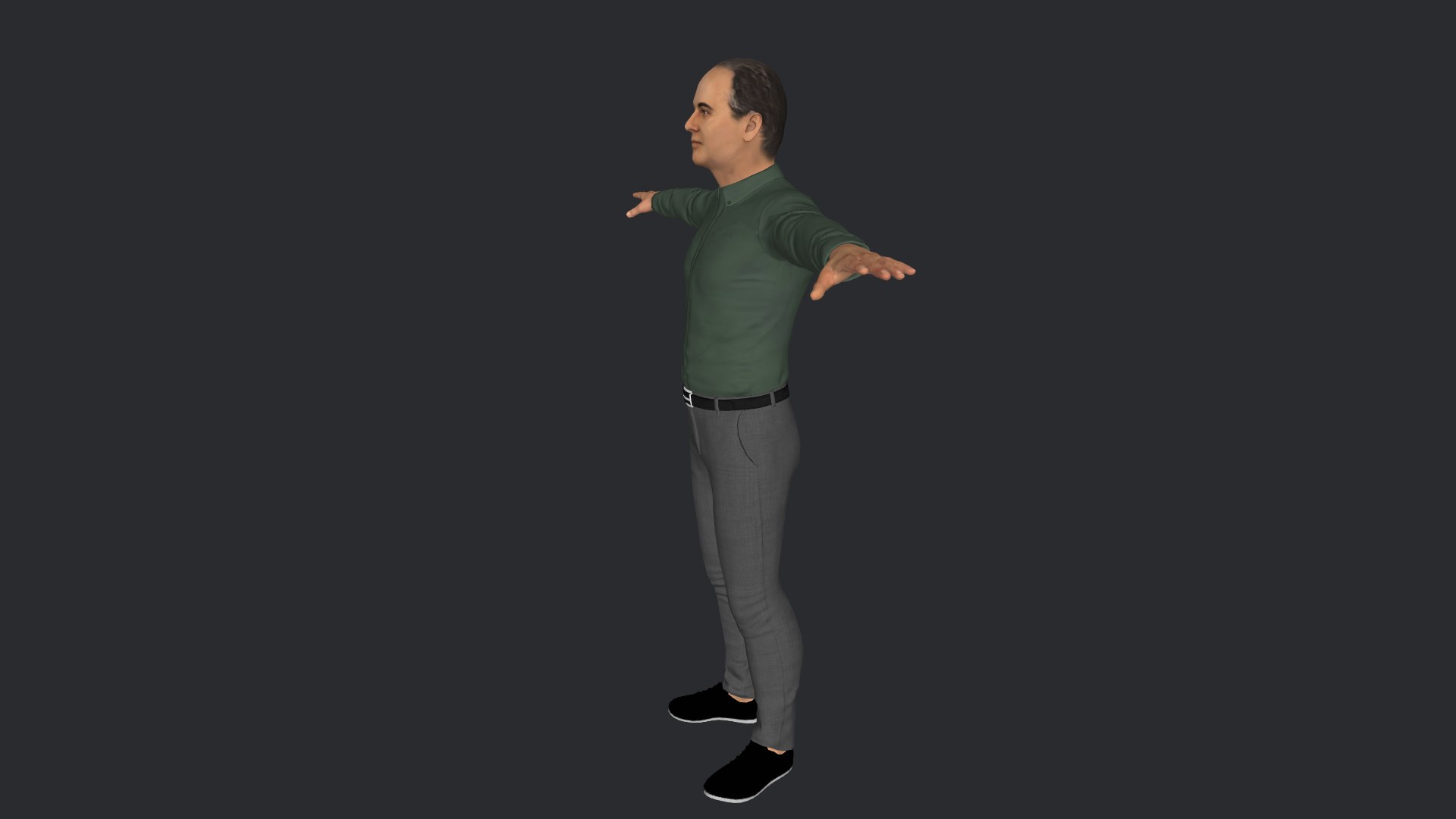 3D Mikhail Gorbachev Hyper Realistic Full Body Fully Rigged 3D ...
