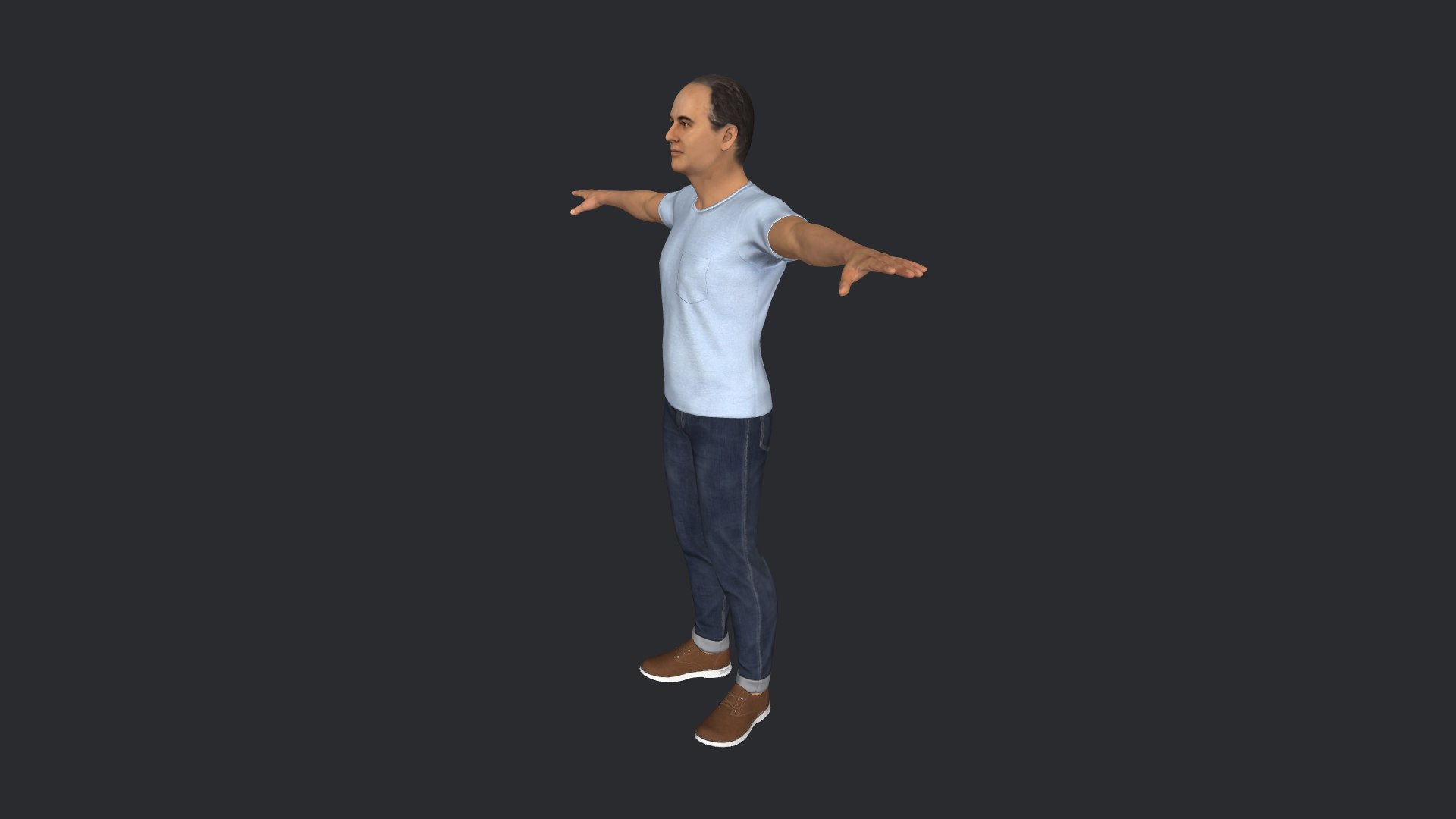 3D Mikhail Gorbachev Hyper Realistic Full Body Fully Rigged 3D ...