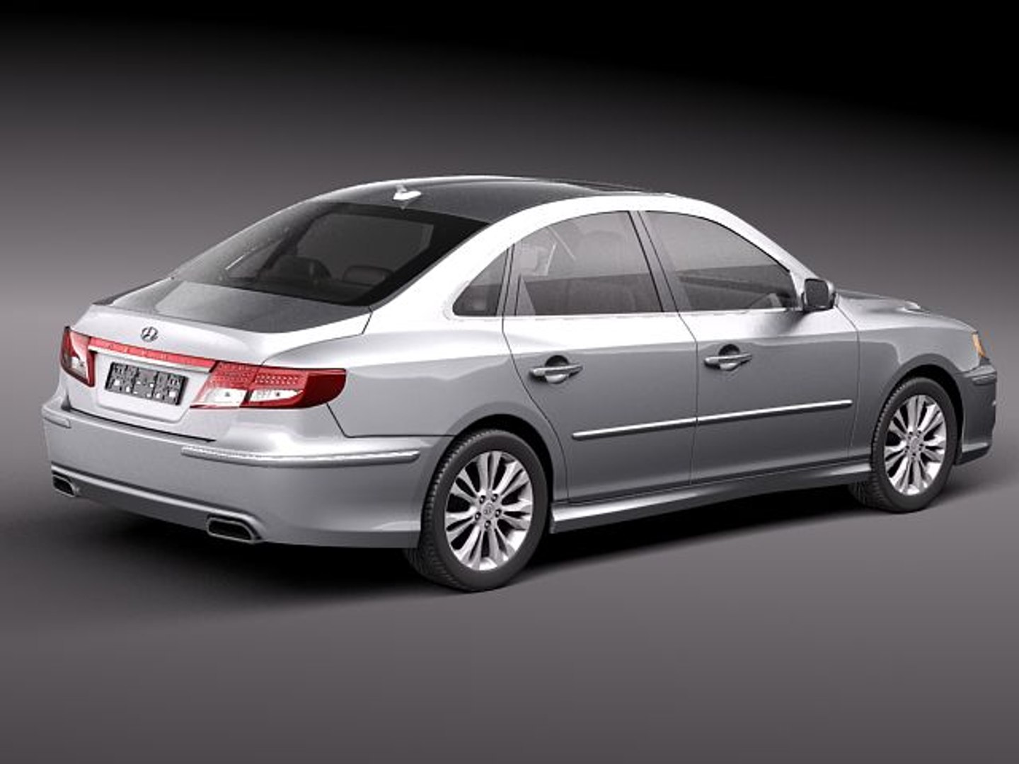 Hyundai Azera Sedan Car 3d Model