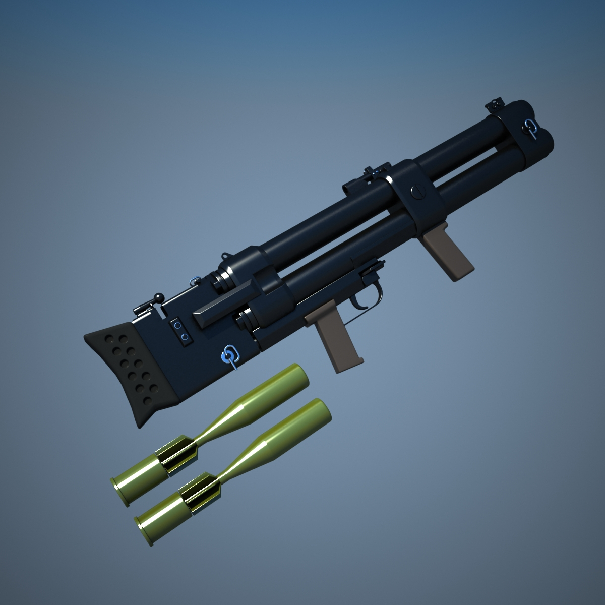 Lançador de granadas DP-64 Nepryadva Modelo 3D - TurboSquid 952093