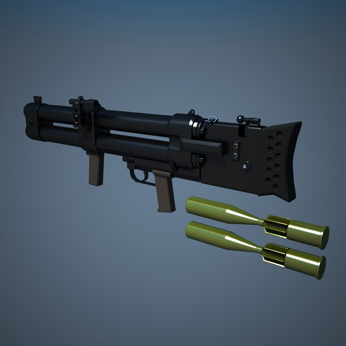 Lançador de granadas DP-64 Nepryadva Modelo 3D - TurboSquid 952093