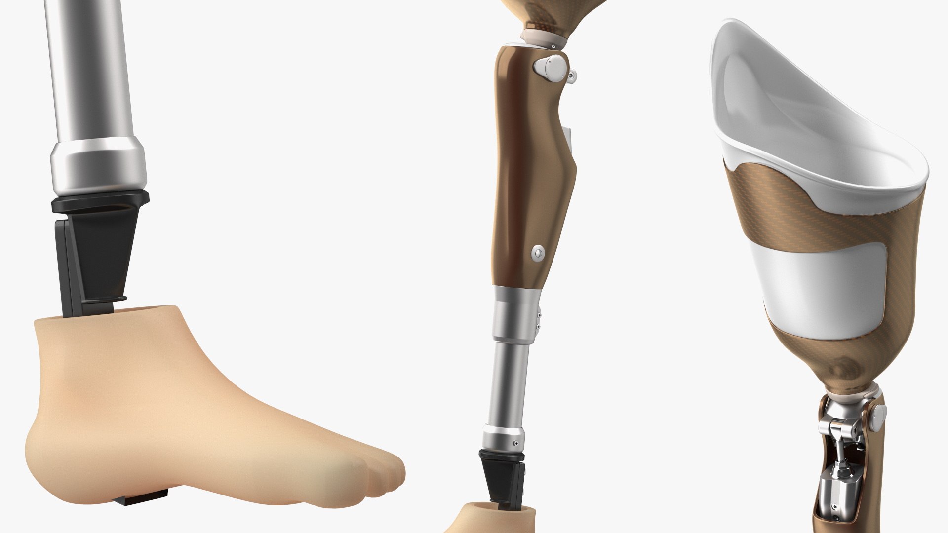 Man with Prosthetic Leg Rigged for Cinema 4D 3D model - TurboSquid 2177848