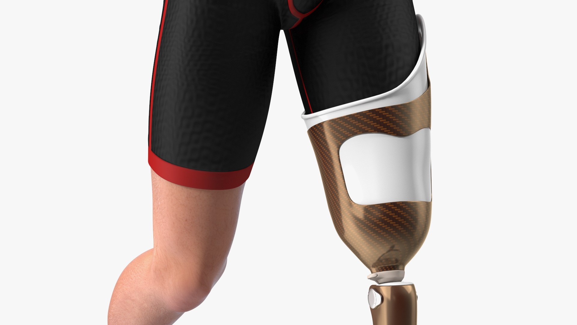 Man with Prosthetic Leg Rigged for Cinema 4D 3D model - TurboSquid 2177848