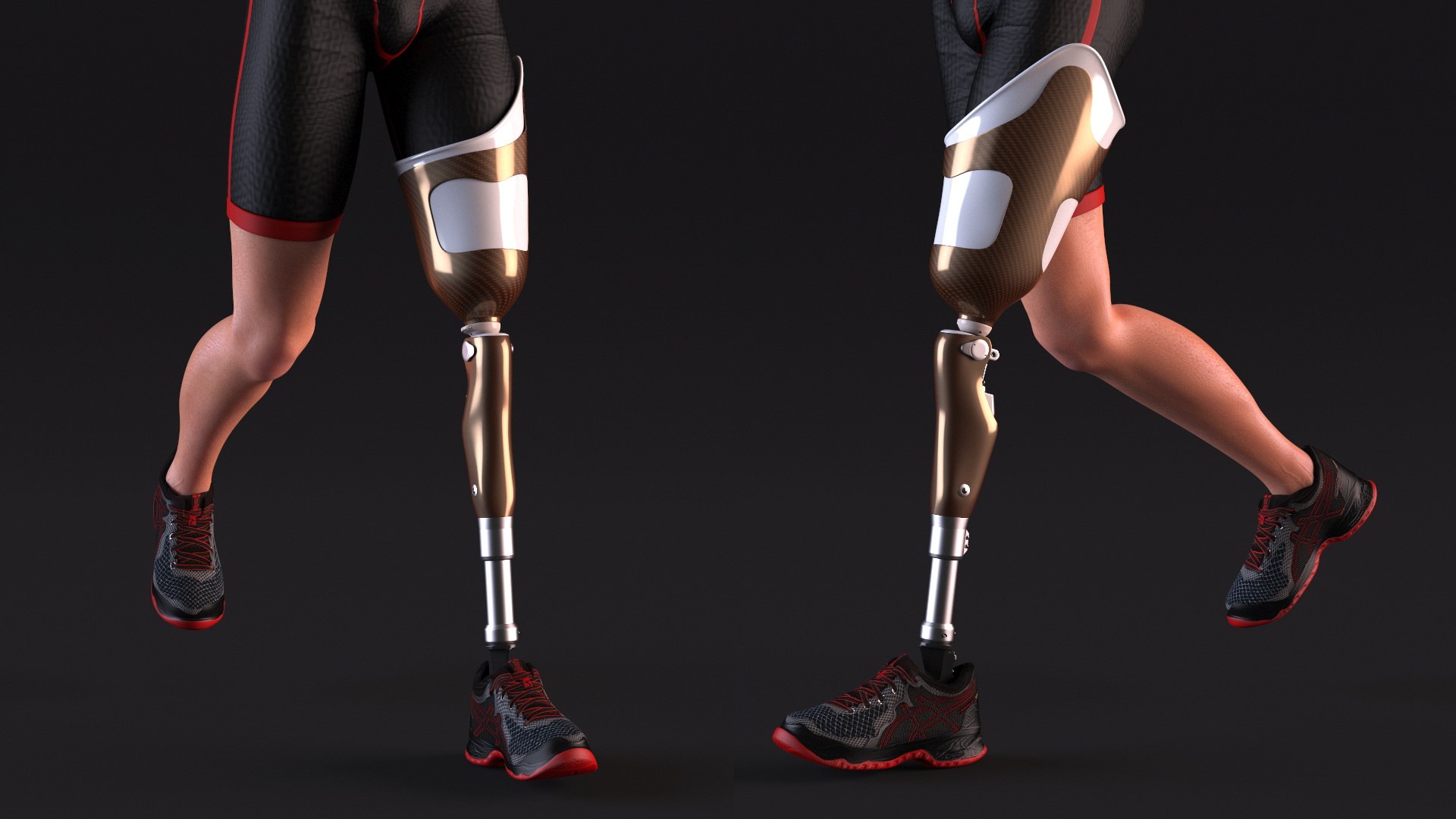 Man with Prosthetic Leg Rigged for Cinema 4D 3D model - TurboSquid 2177848