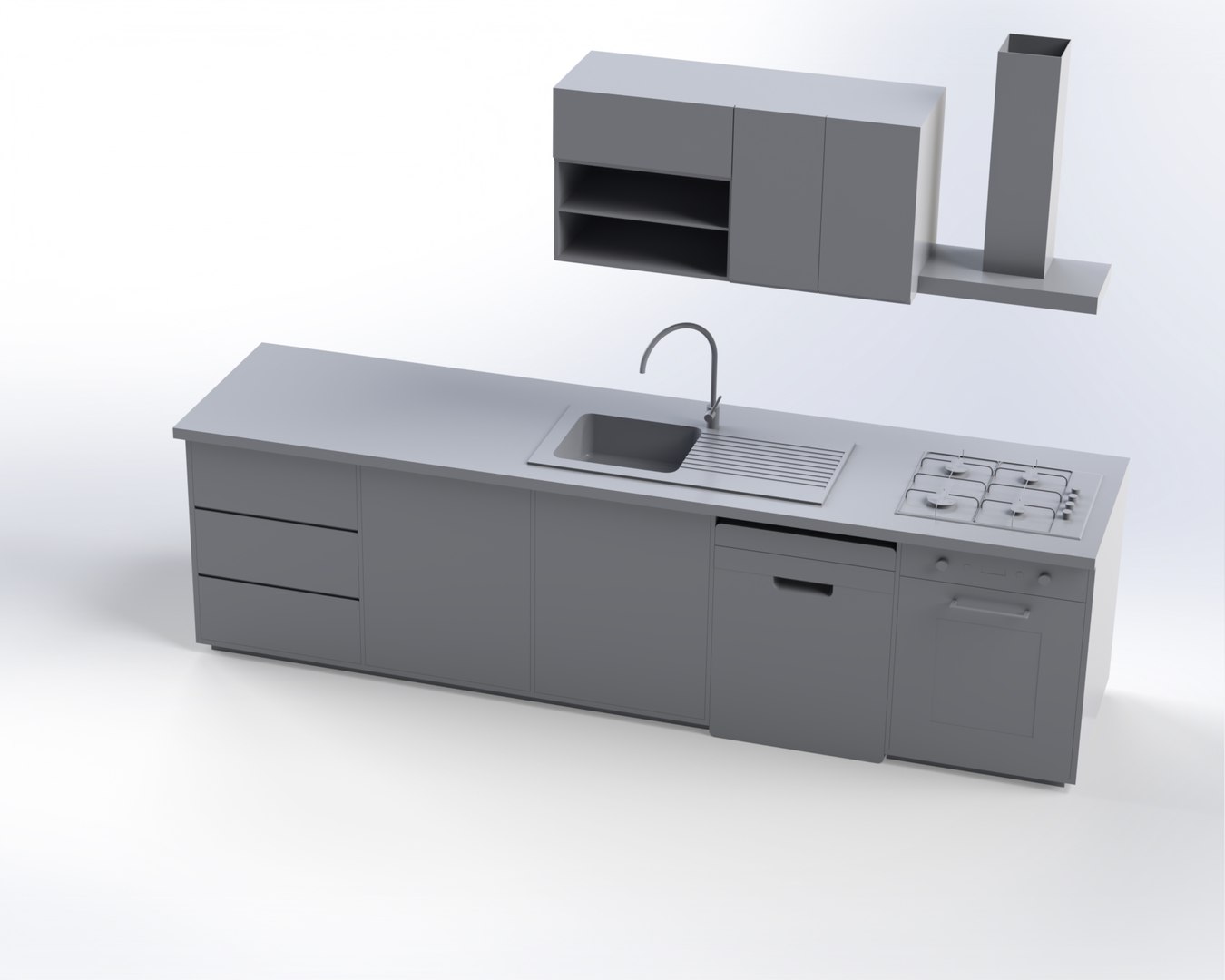 Cuisine 3D Model - TurboSquid 2064939