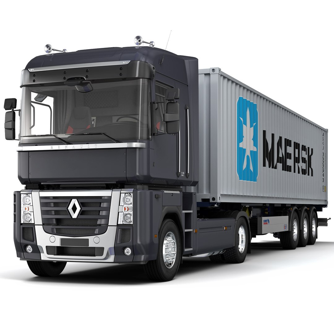 3d model renault magnum