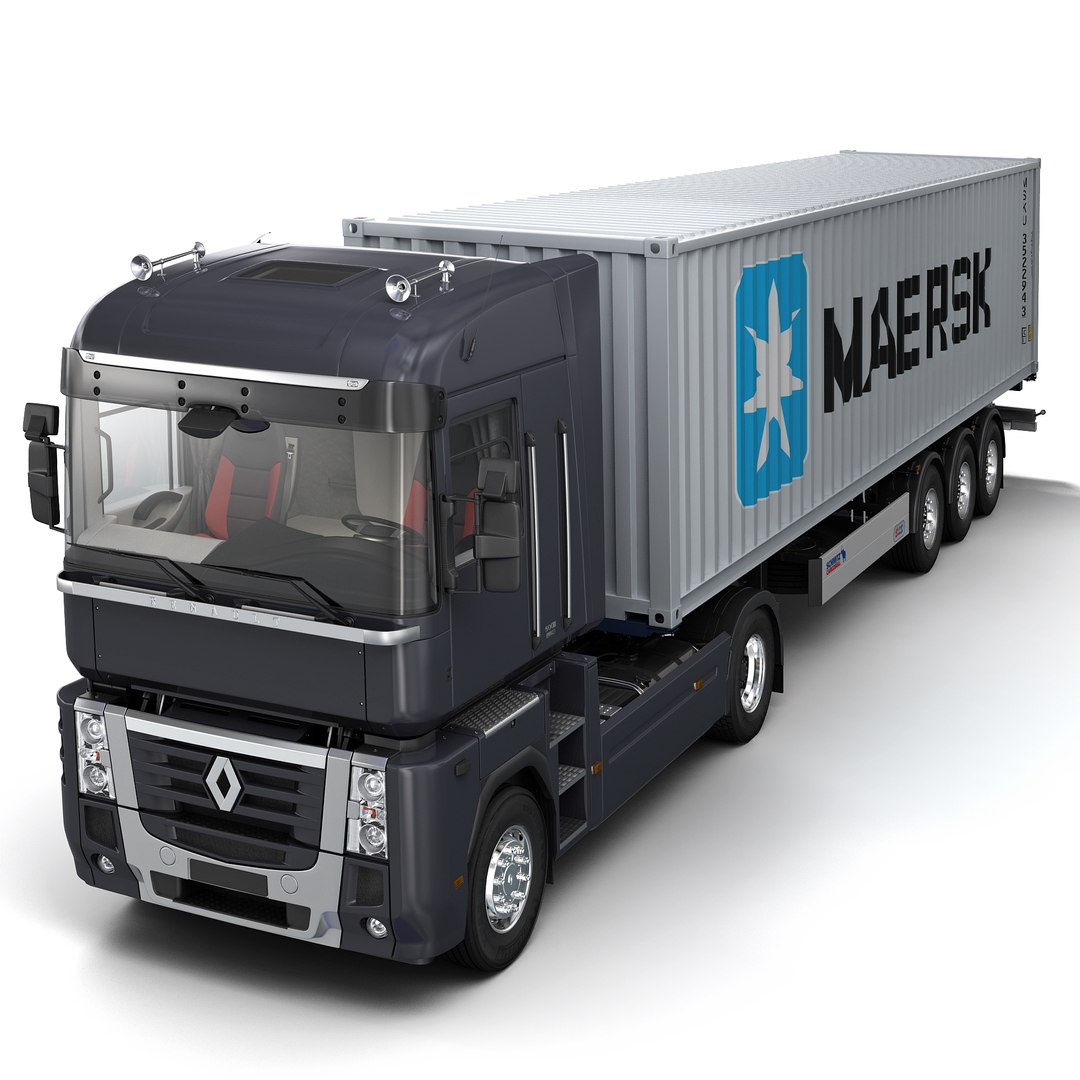 3d model renault magnum