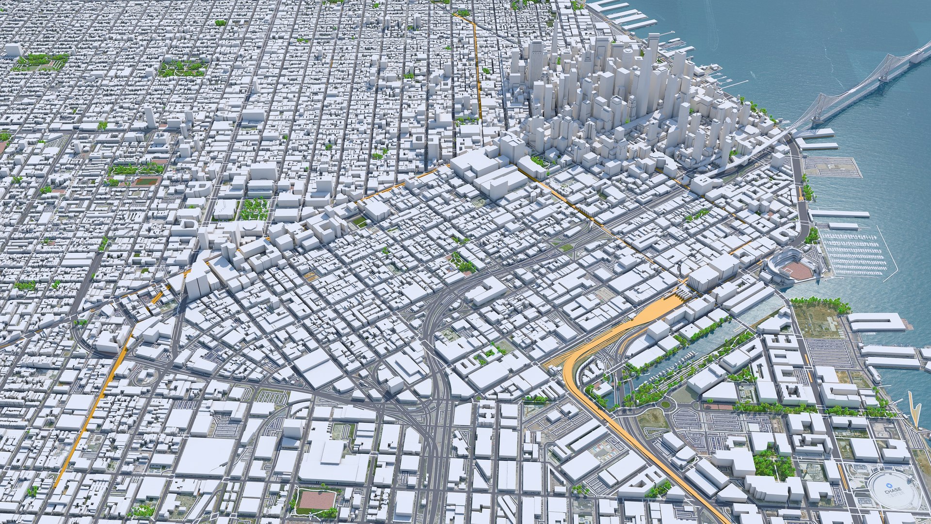 3D San Francisco Downtown California USA - TurboSquid 1989758