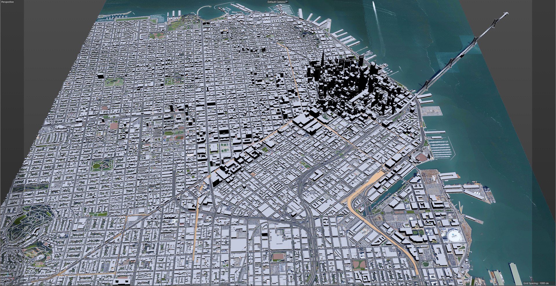 3D San Francisco Downtown California USA - TurboSquid 1989758