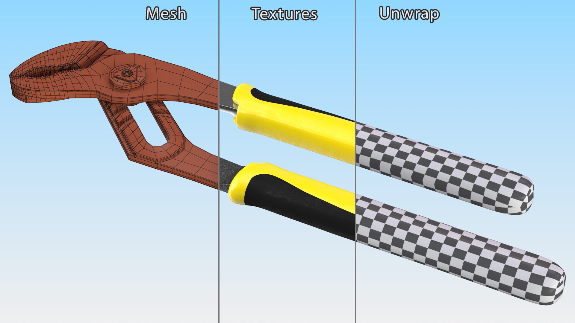 Tongue And Groove Pliers 3D Model - TurboSquid 2201851