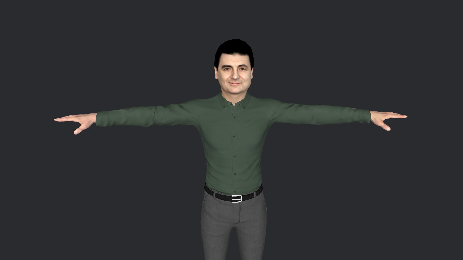 Mr Bean-Rowan Atkinson Hyper Realistic Full Body Fully Rigged 3D ...