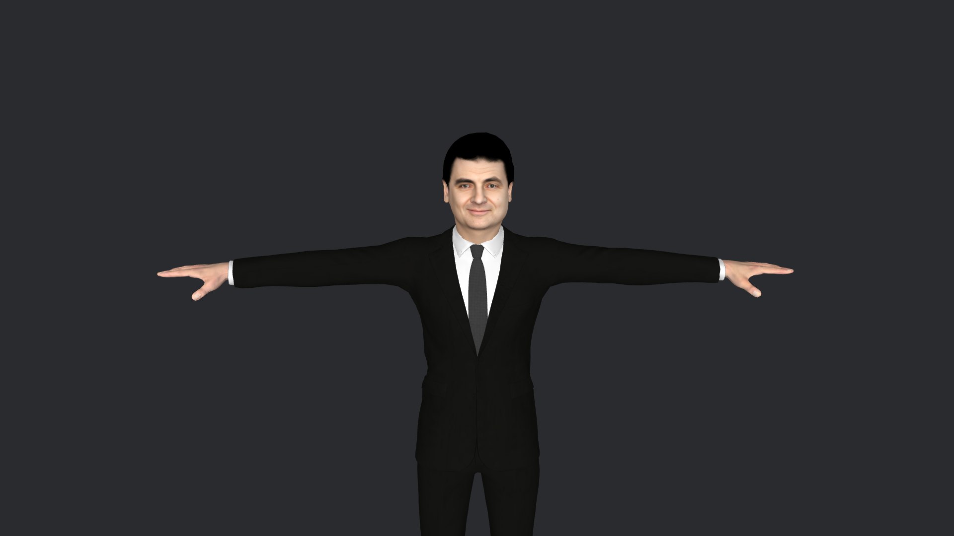Mr Bean-Rowan Atkinson Hyper Realistic Full Body Fully Rigged 3D ...