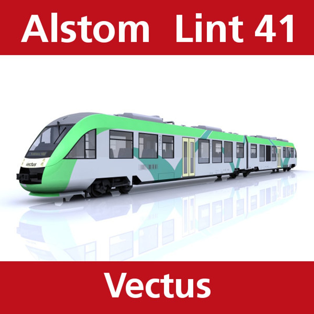 Lint Passenger Train Vectus 3d 3ds