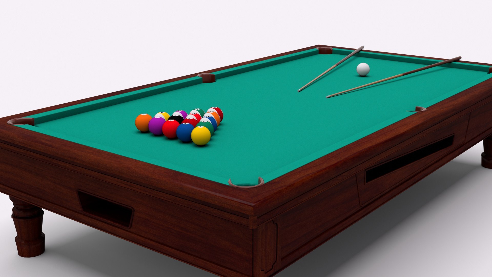 3D Model Billiards Table - TurboSquid 1860725