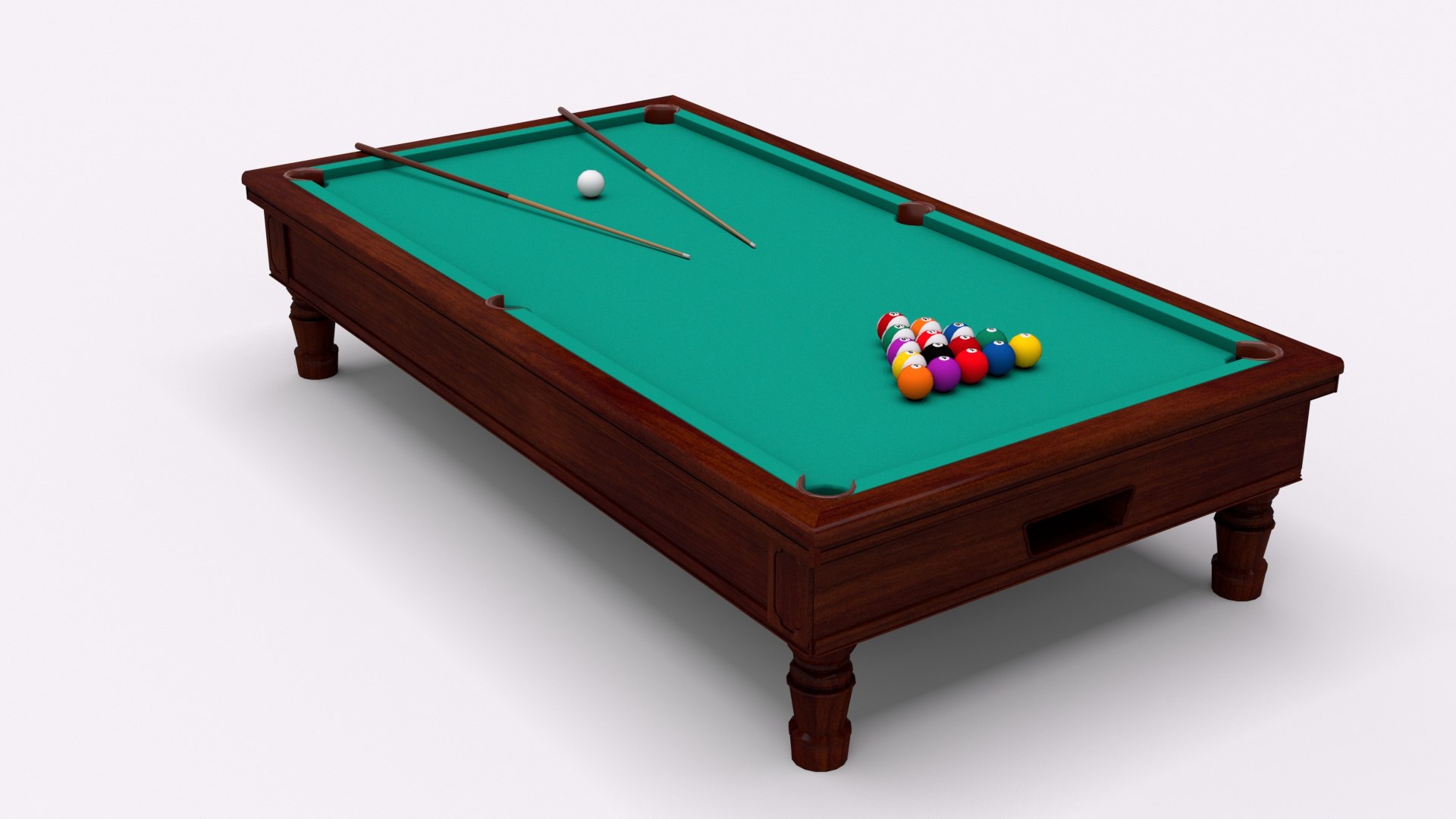 3D Model Billiards Table - TurboSquid 1860725