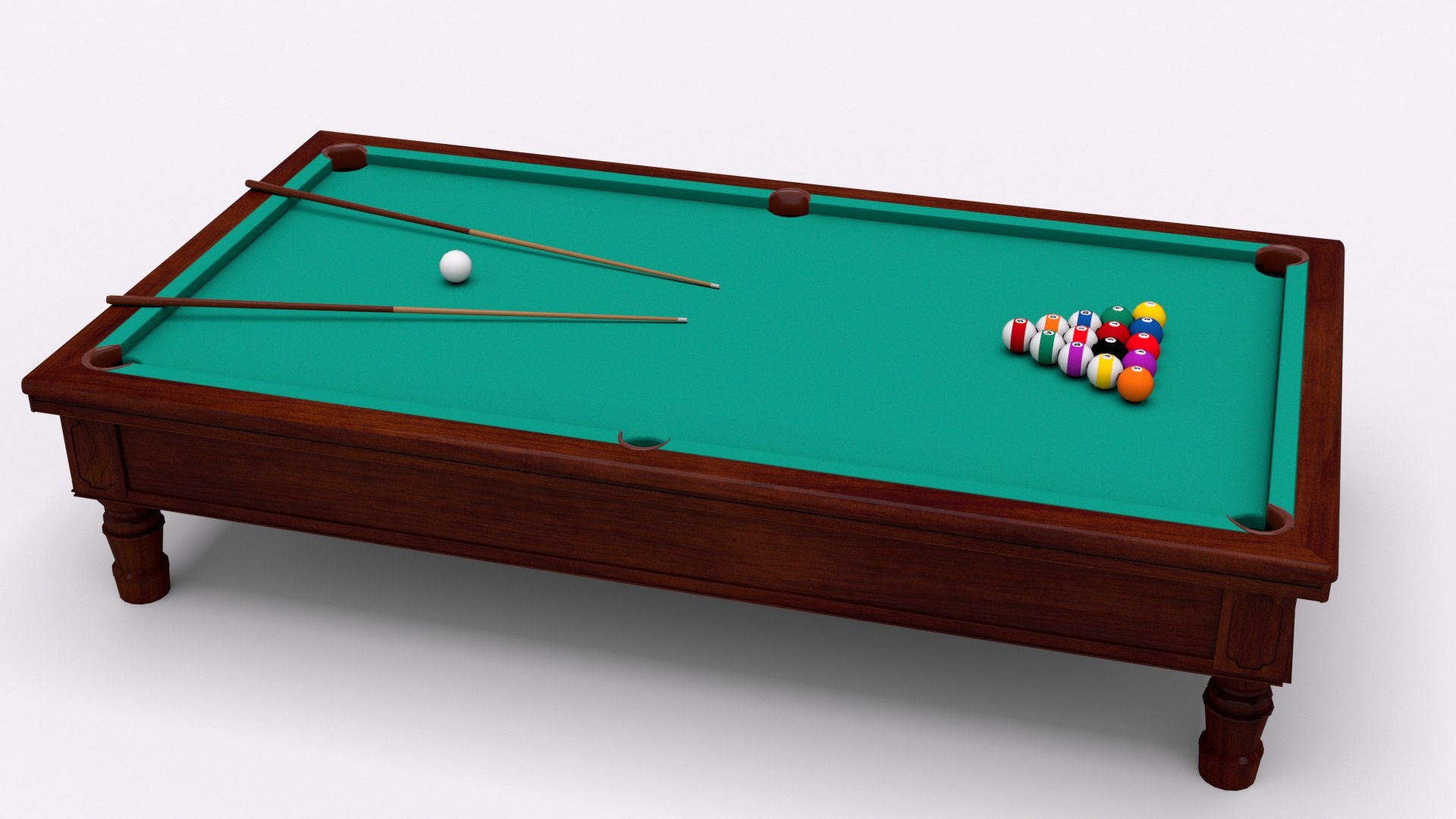 3D Model Billiards Table - TurboSquid 1860725