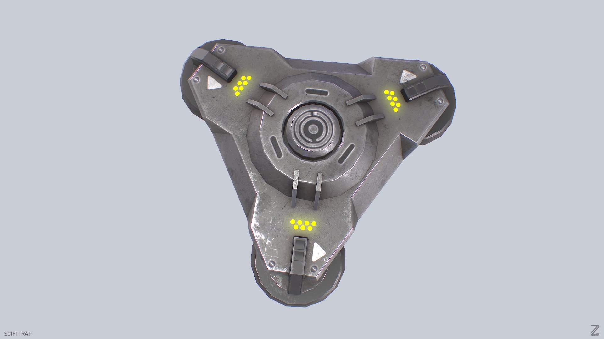 3D Model Sci Fi Trap - TurboSquid 2220413