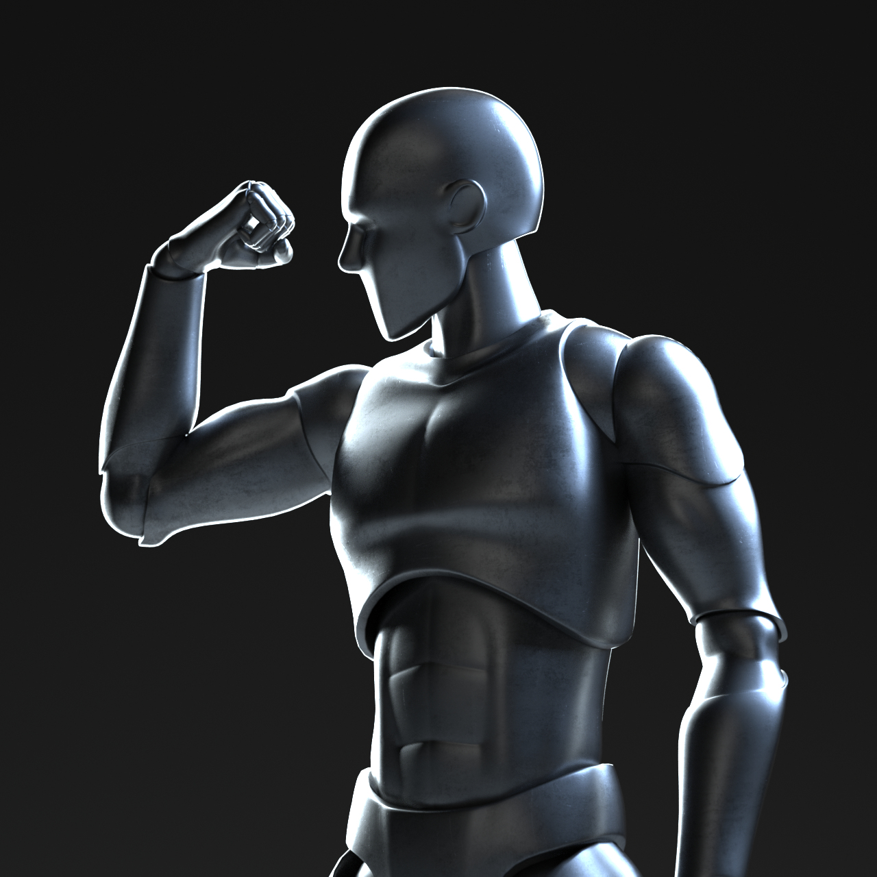 Action rig character 3D - TurboSquid 1318878
