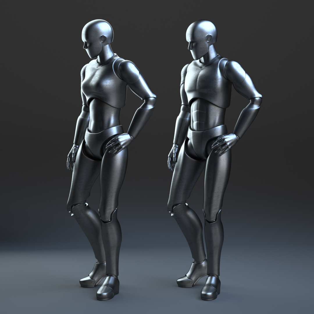 Action rig character 3D - TurboSquid 1318878