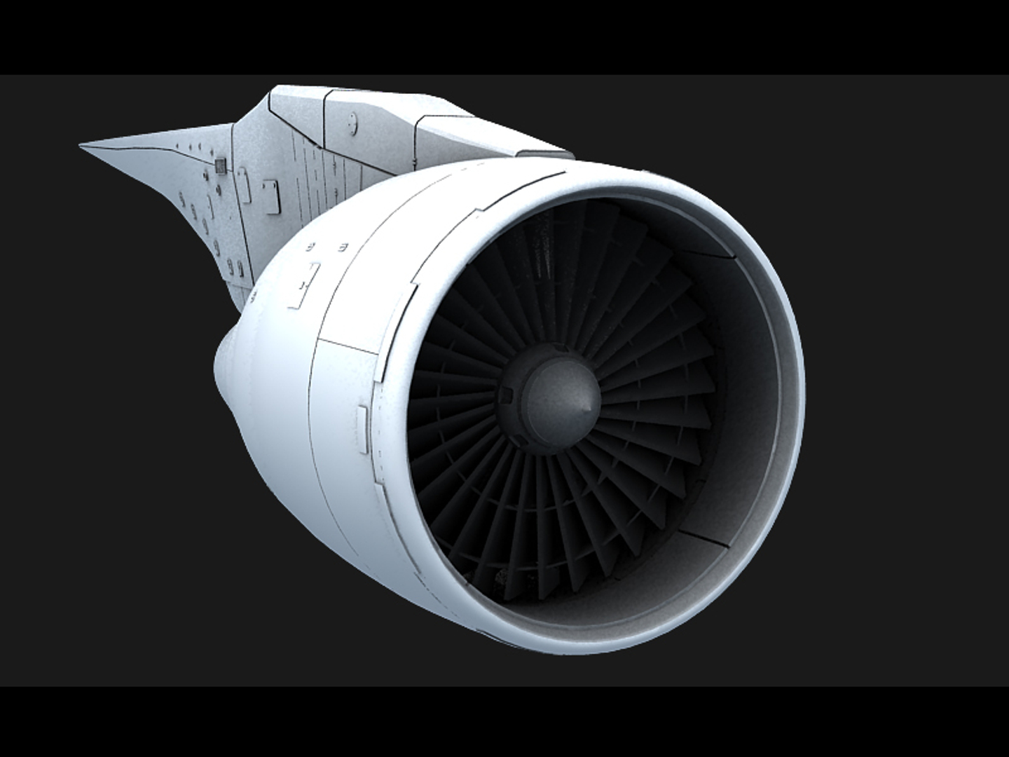 3d plane engine