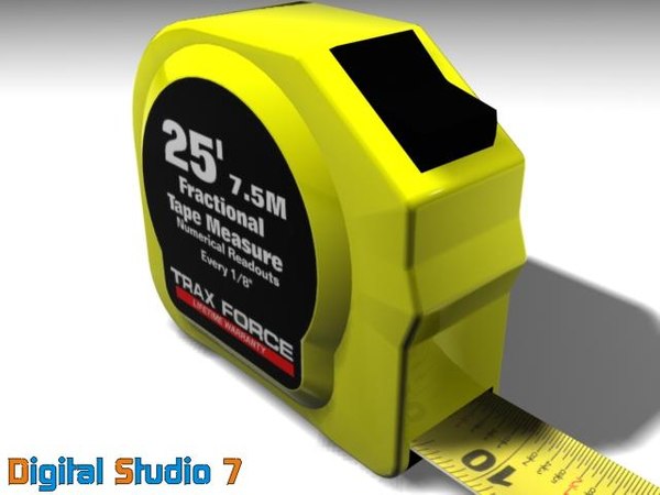 measuring tape 3d model