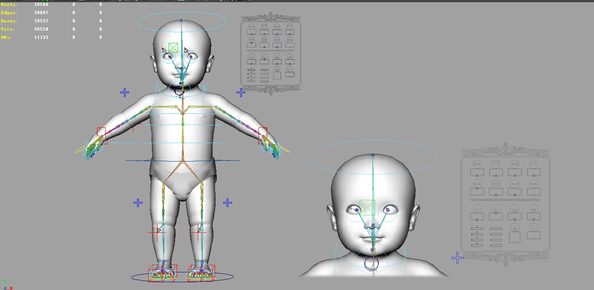 3D baby rig - TurboSquid 1155477