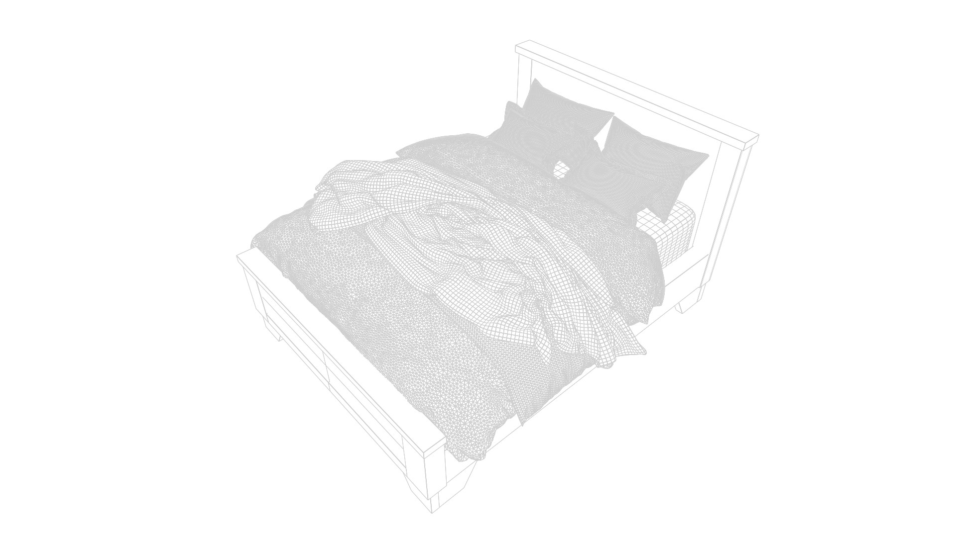 Free WoodBed 3D Model - TurboSquid 2225310