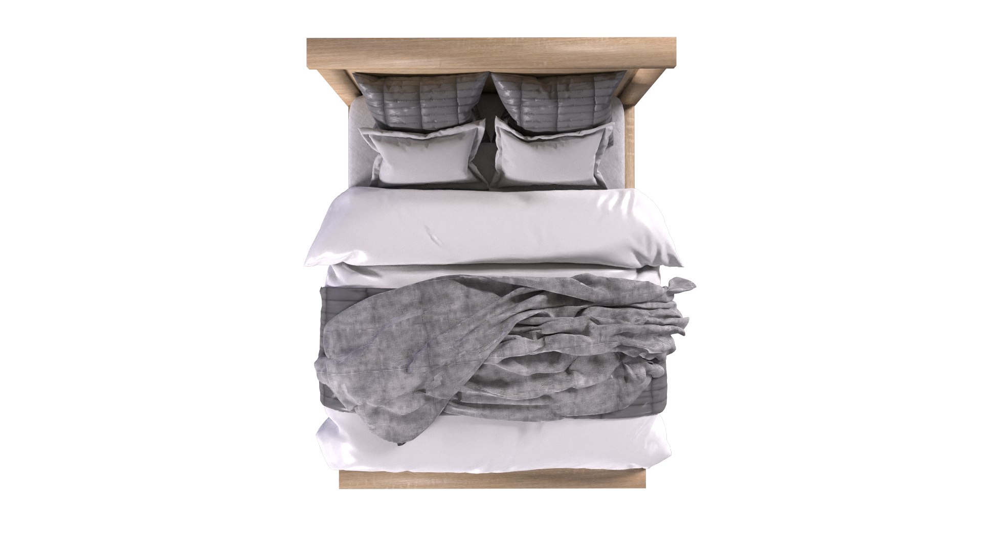 Free WoodBed 3D Model - TurboSquid 2225310