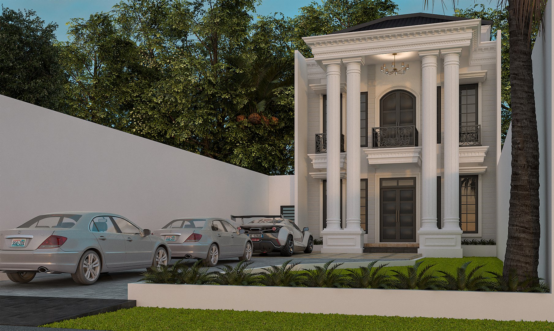 3D Classical House - TurboSquid 1788331