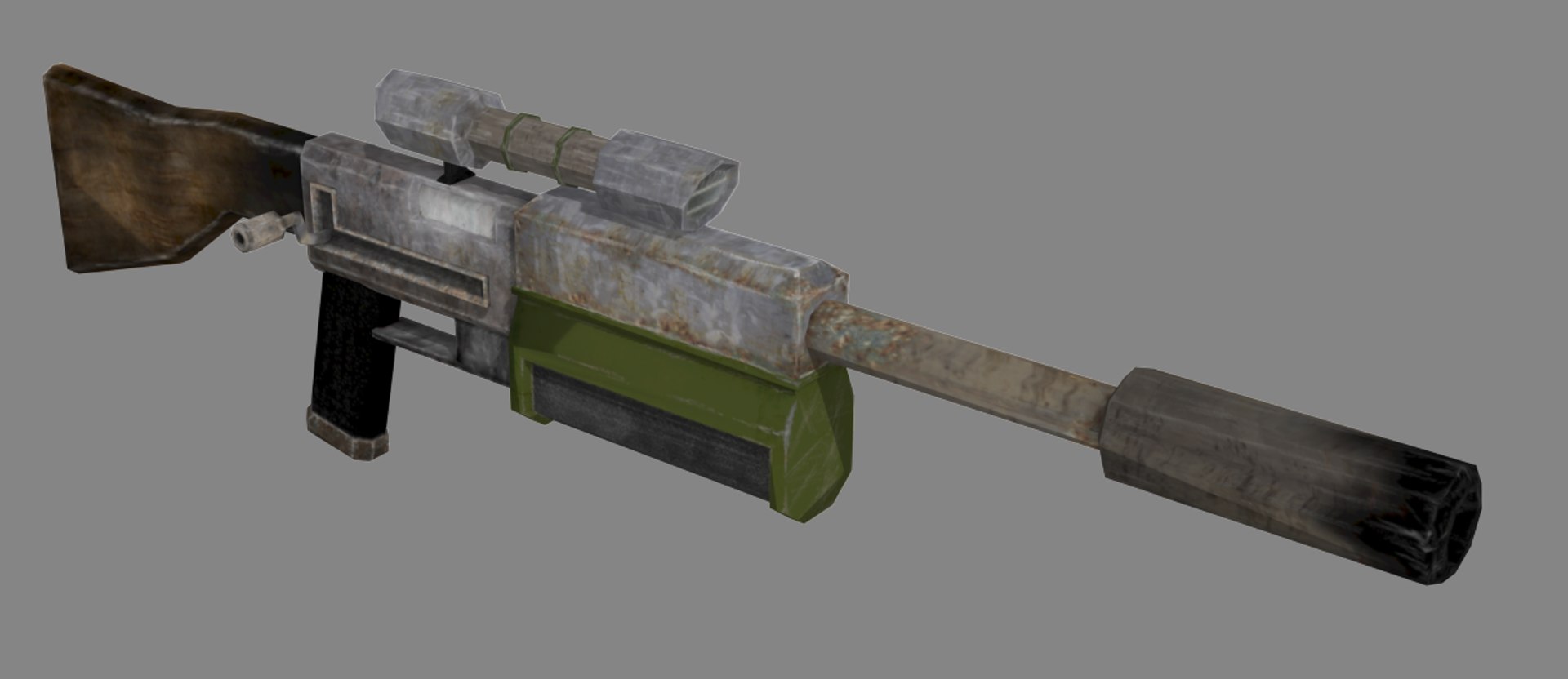 3d Modular Weapon Guns Model