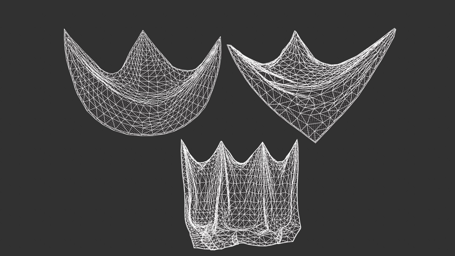 Fishing Net - Intact And Damaged Model - TurboSquid 1954169