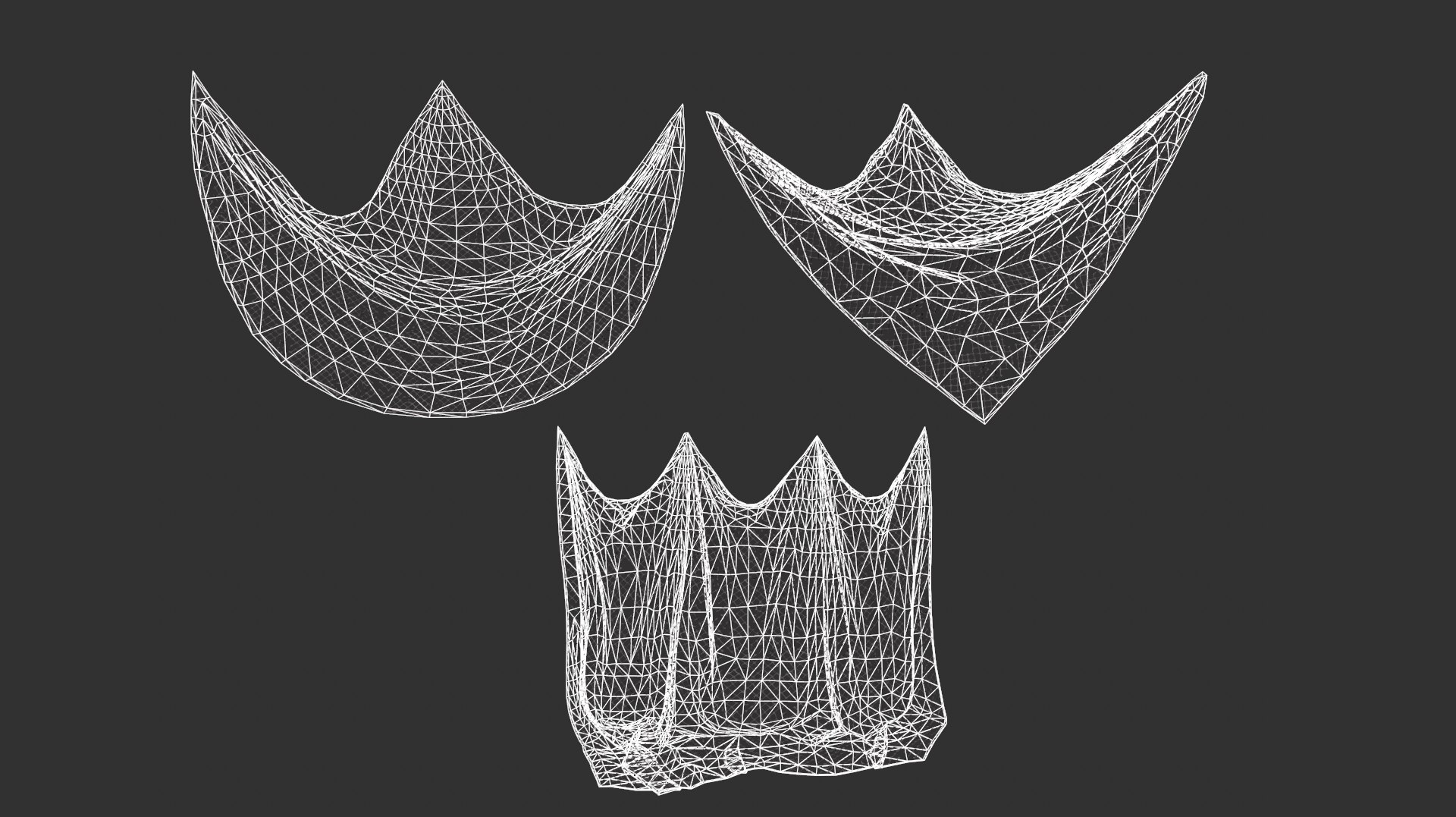 Fishing Net - Intact And Damaged Model - TurboSquid 1954169