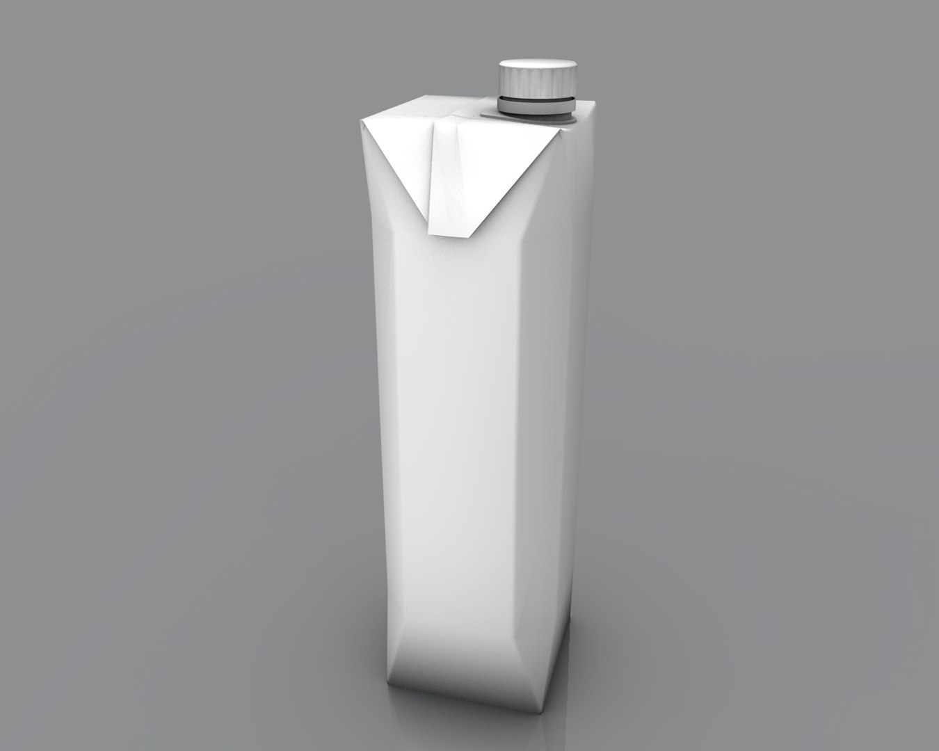 Juice Beverage Pack 3d Model