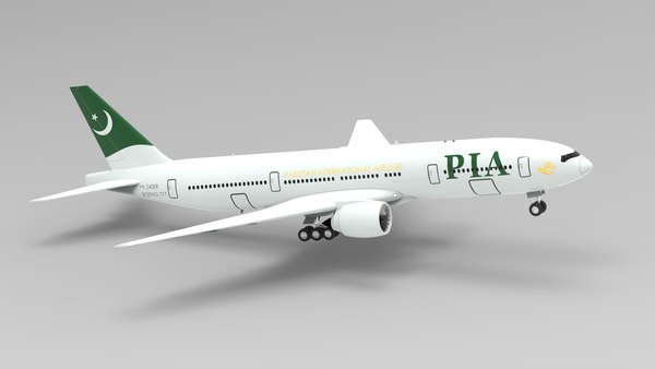 modelo 3d Boeing 777-PIA - TurboSquid 2143066