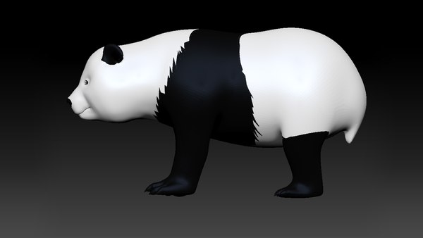 3D Abimated Panda Character model - TurboSquid 1723227
