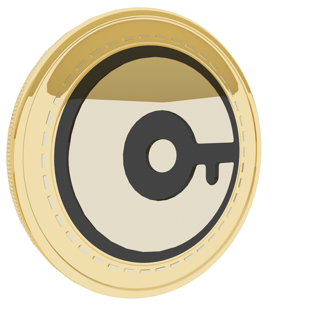 3D BOX Token Cryptocurrency Gold Coin - TurboSquid 1783450