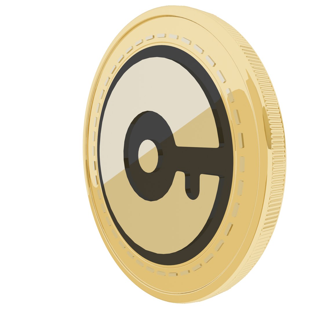 3D BOX Token Cryptocurrency Gold Coin - TurboSquid 1783450