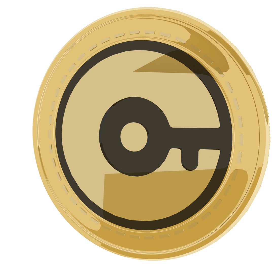 3D BOX Token Cryptocurrency Gold Coin - TurboSquid 1783450