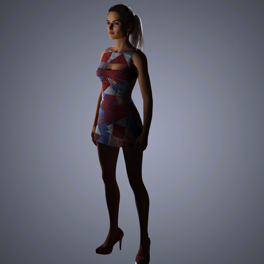 Irina Shayk Character 3D Model Low-poly 3D Model - TurboSquid 2322276