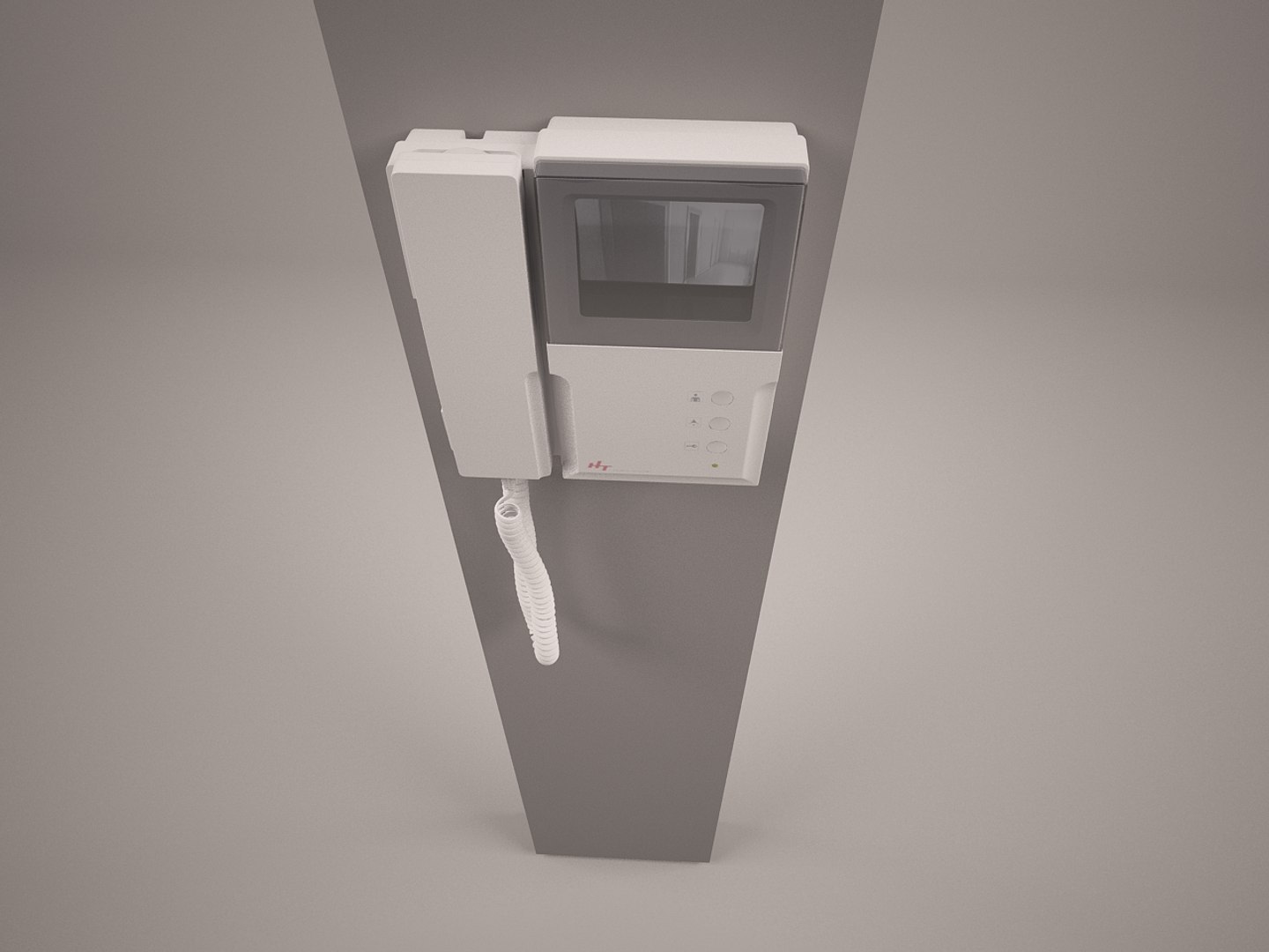 3D model intercom monitor - TurboSquid 1499144