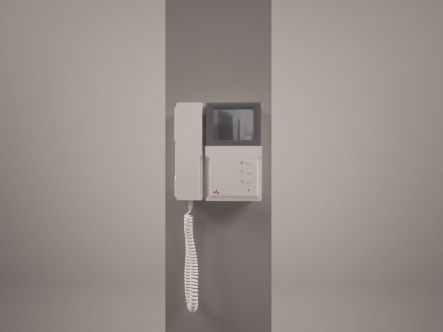 3D model intercom monitor - TurboSquid 1499144