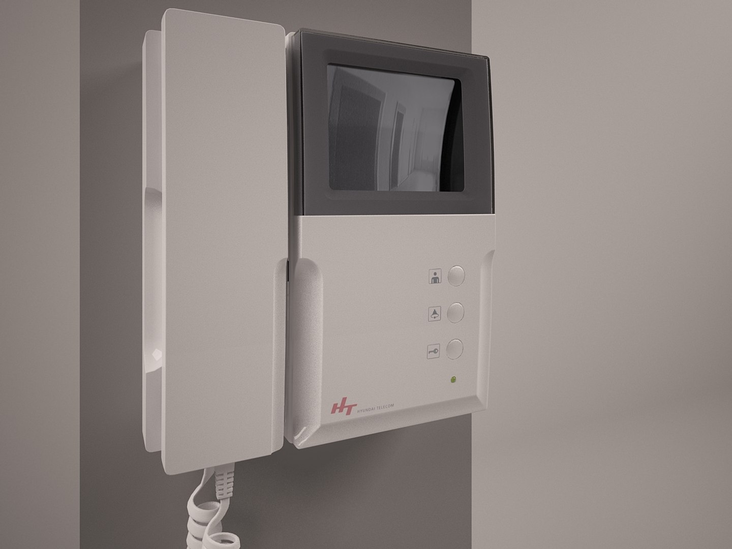 3D model intercom monitor - TurboSquid 1499144
