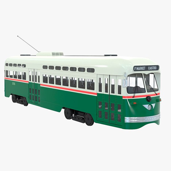 PCC Trolley Car Municipal Retro Railway 3D model - TurboSquid 1966396