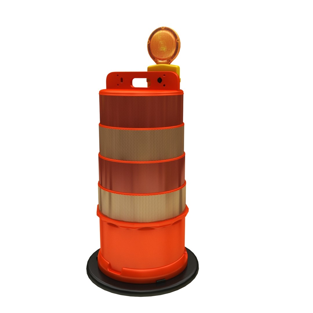 3D Traffic Drum Cone Model - TurboSquid 1478463
