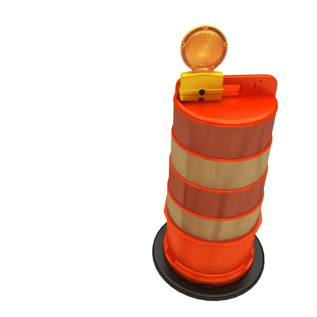 3D Traffic Drum Cone Model - TurboSquid 1478463