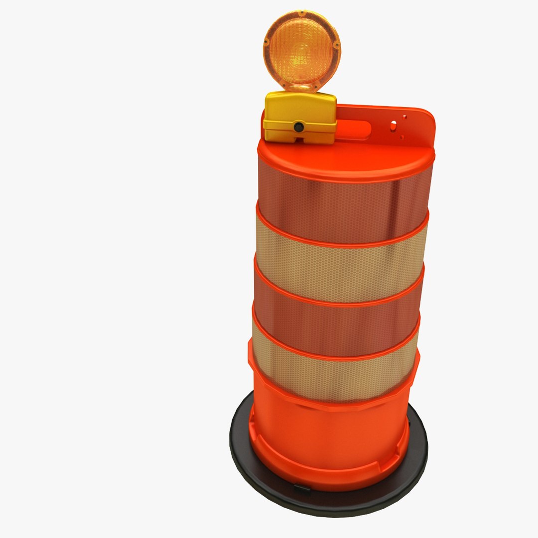 3D Traffic Drum Cone Model - TurboSquid 1478463