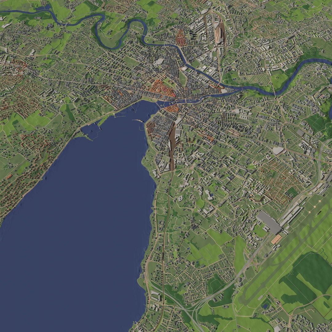 Geneva Switzerland - City And Urban 3D - TurboSquid 2260064